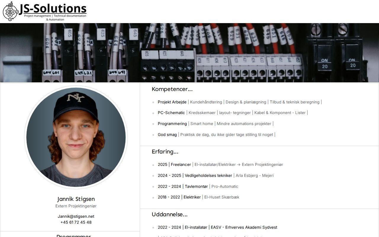 Kompetencer / Profil / CV